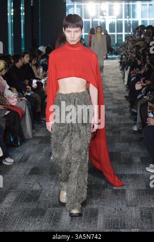 2025/03/20, Tokyo, a Model walks on the Runway at Toda Hall ...