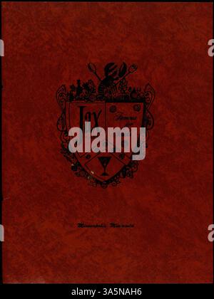 The Jax of Golden Valley menu features a bi-fold design with a red ...