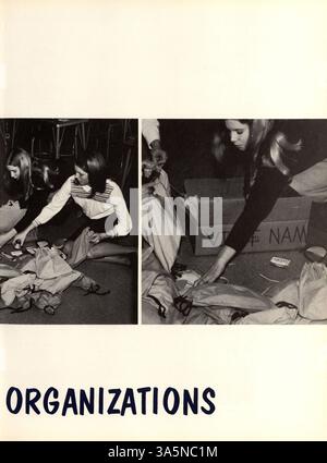 This high school yearbook from 1967 covers key events, student life ...