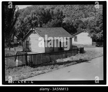 The home of John M. McPhie, a miner living in company-provided housing ...