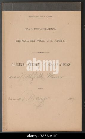 The meteorological diary from May 1889 at Carleton College includes ...