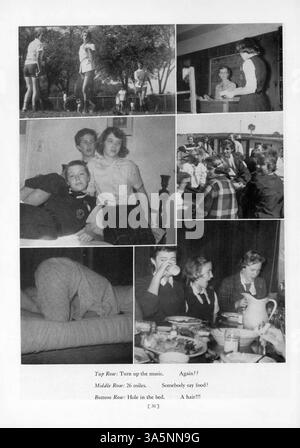 The 1958 Northrop Collegiate Yearbook, Tatler, captures significant ...