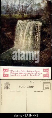 Minnehaha Falls, located in Minnehaha Park, Minneapolis, is a popular ...