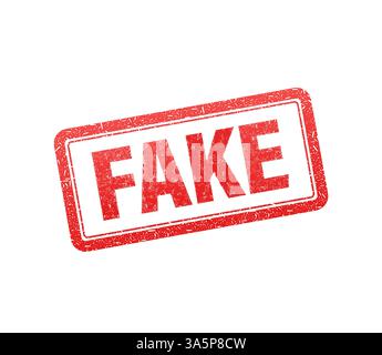 fake stamp. fake square grunge sign. fake Stock Vector Image & Art - Alamy