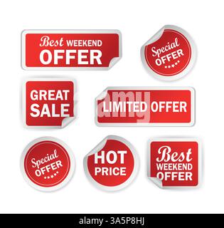 bargain sign. bargain round ribbon sticker. bargain tag Stock Vector ...