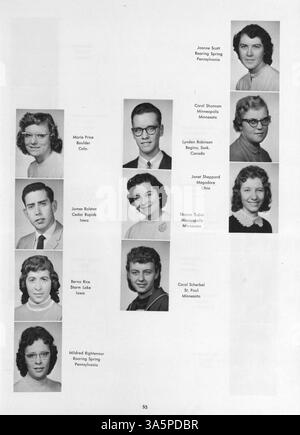 The 1958 yearbook from North Central Bible College offers a record of ...