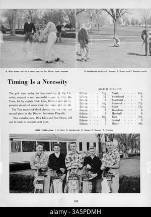 'The Wizard for 1955' yearbook showcases student activities, athletics ...