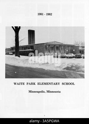 The Waite Park Elementary Yearbook of 1982 provides a detailed record ...