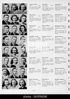 The 1941 South High yearbook highlights the academic, athletic, and ...