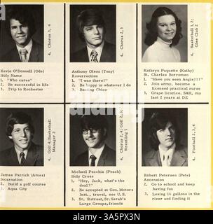 The 1972 'Delta' yearbook captures the De La Salle High School community, including its students ...