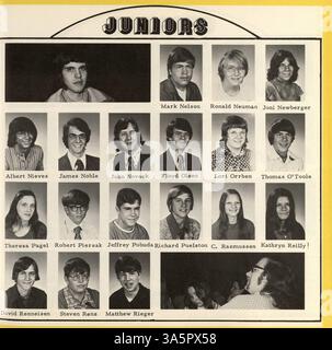 The 1972 De La Salle High School yearbook, 'Delta,' highlights the academic year, documenting ...