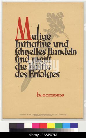 This quote by Joseph Goebbels, dated from 28 September to 4 October ...