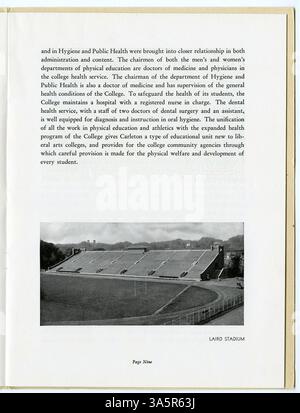 The 1932 Carleton College viewbook provided an introduction to the ...