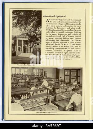 The 1927 Carleton College viewbook highlighted new campus developments ...