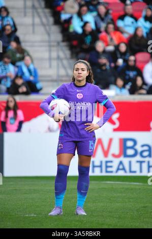 HARRISON, NJ - MARCH 23: Angelina #15 of Orlando Pride during the first ...