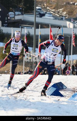 Isak Frey (Norway) during the BMW IBU World Cup Oslo Holmenkollen, Men ...