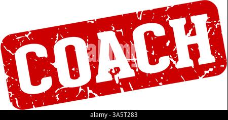 coach stamp. coach rectangular sign isolated on transparent background ...