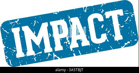 impact stamp. impact rectangular sign isolated on transparent ...