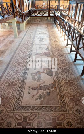 Paphos Cyprus House of Dionysos Four Seasons Mosaic depicting Summer ...