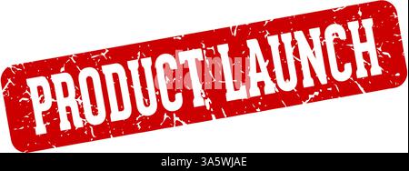 product launch stamp. product launch rectangular sign isolated on ...