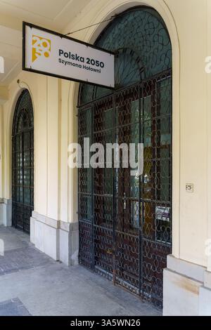 Polska 2050 party headquarters in 2022 on Kubusia Puchatka Street in ...