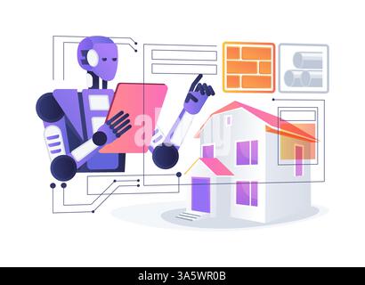 AI-Optimized Material Selection abstract concept vector illustration Stock Vector Image & Art ...