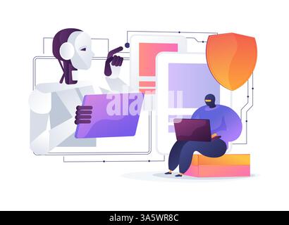 AI-Powered Fraud Detection abstract concept vector illustration Stock Vector Image & Art - Alamy