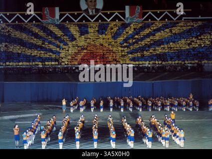 May 09, 1977; Bucharest, ROMANIA; People of Romania celebrate the 100th ...