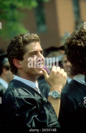 Jun 07, 1983; Providence, RI, USA; JOHN F. KENNEDY JR during his ...