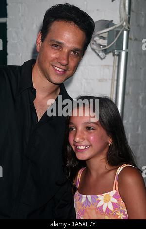 Ralph Macchio and daughter Julia on the red carpet at the premiere of ...