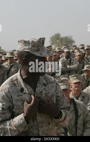 Nov 07, 2004; Fallujah, Iraq; A Marine with Company I, 3rd Battalion ...