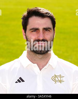 Nottinghamshire's Brett Hutton during a media day at Trent Bridge ...