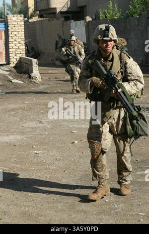 Nov 18, 2004; Fallujah, Iraq; Amphibious assault vehicles from AAV ...