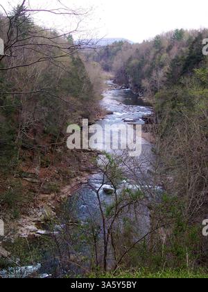 The South Branch of the Potomac River flows through West Virginia and Maryland, with Route 28 ...