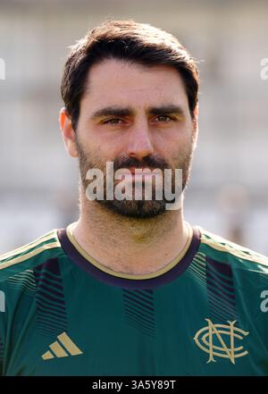 Nottinghamshire's Brett Hutton during a media day at Trent Bridge ...