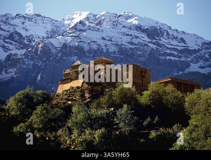 Kasbah du Toubkal sits in the shadow of North Africa's highest peak ...