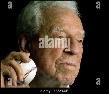 Bill Werber, a former Major League Baseball player, is featured in a ...