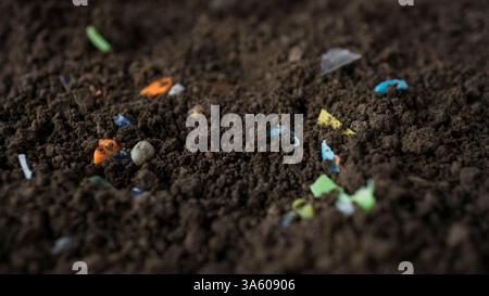 MIcro plastic waste contamination in the agricultural field ...