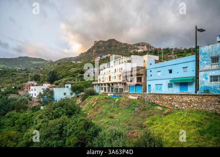 Akchour village and Fardi river, talambote, Morocco, North Africa ...