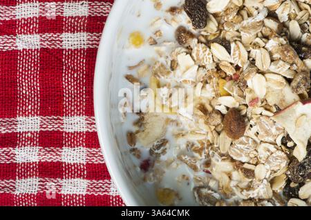 Close-up image of breakfast muesli Stock Photo - Alamy