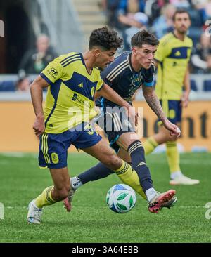 Philadelphia Union midfielder Jovan Lukic (4) during an MLS soccer ...