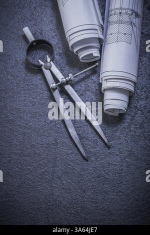 Industry concept. On a black background, a car with the inscription ...