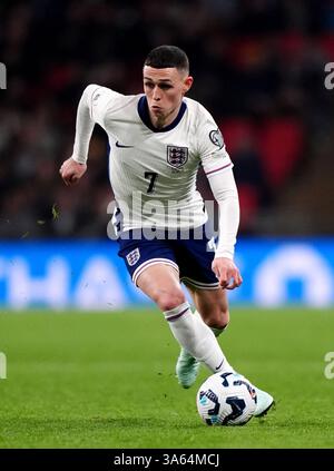 England's Phil Foden during the 2026 FIFA World Cup European Qualifying ...