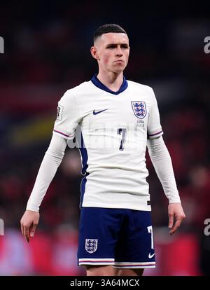 England's Phil Foden during the 2026 FIFA World Cup European Qualifying ...