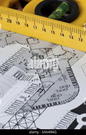 Photograph, Photograph of a Floor Plan of an Apartment Building ...