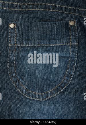 Close up shot back pocket of a ice blue jeans Stock Photo - Alamy