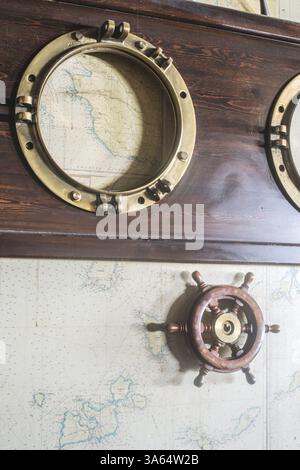 Closeup shot of the ship wall Stock Photo - Alamy