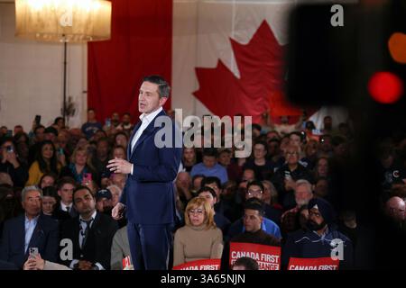 Conservative Leader Pierre Poilievre speaks at a press conference in ...