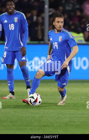 Luca Koleosho (Italy U21) during the UEFA Under 21 Slovakia 2025 match ...
