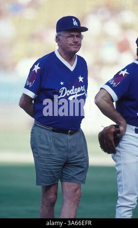 Actor HARVEY KORMAN @ the Hollywood Stars Night game @ the Dodger ...